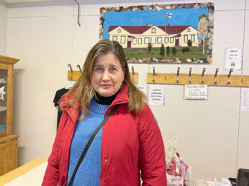 Joulumieli Fröbelin palikoista - Ruovesi