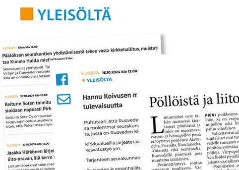 Yleisöltä: Ruoveden imagon kehittämiseen on tulossa hienoja ...