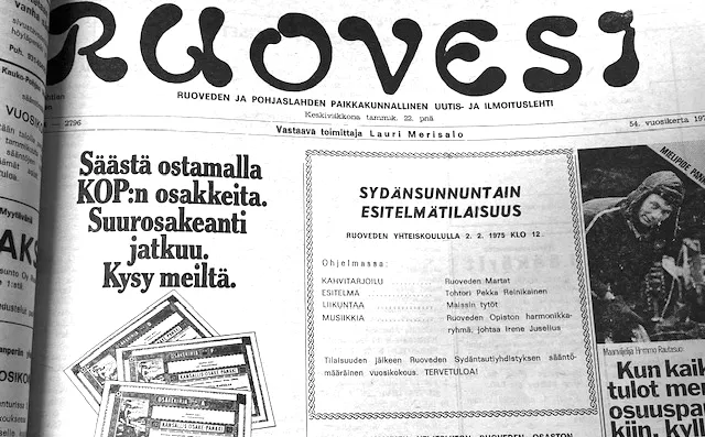 50 vuotta sitten: Aluehälytyskeskuksen myötä suunnitteille uusi ...
